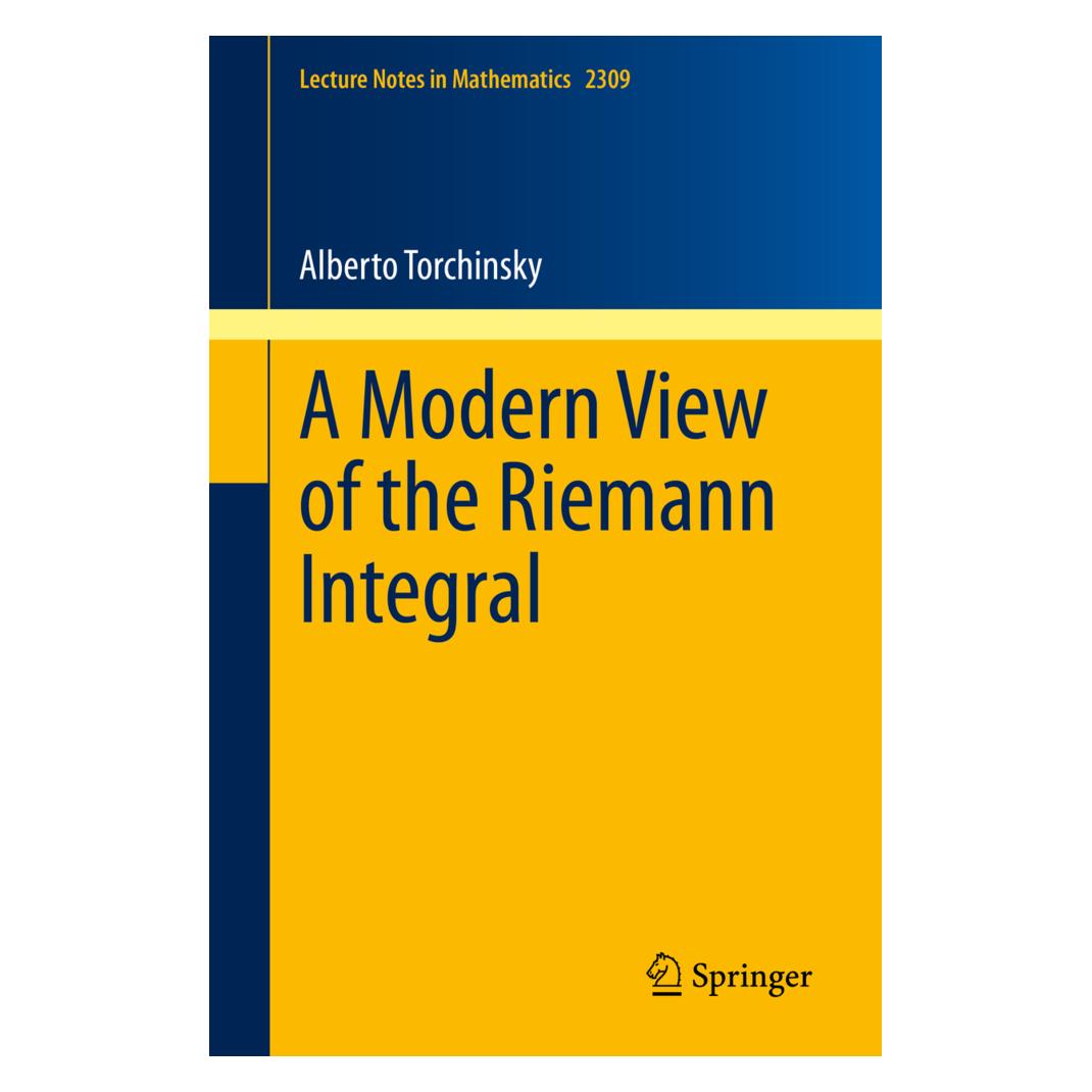 Springer A Modern View of the Riemann Integral - kaufen bei Galaxus