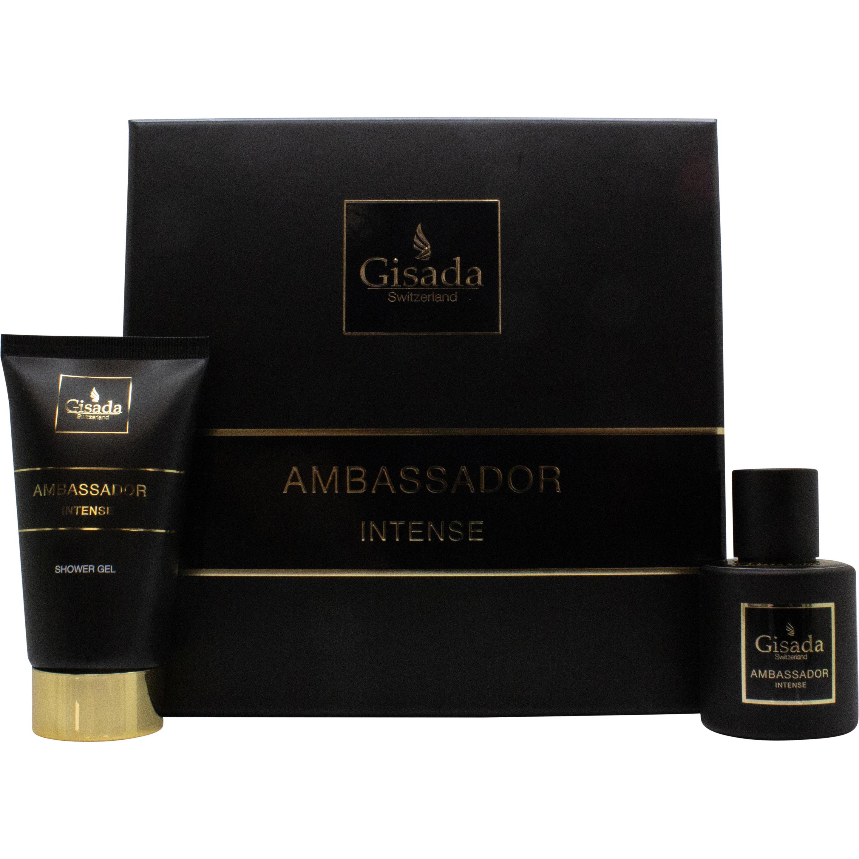 Gisada Ambassador Intense Gift Set Eau de Parfum 50ml & Shower Gel ...