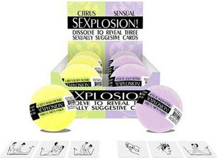 Kheper Games Sexplosion! Bath Bombs (6 bombs in 3 scents, no display ...