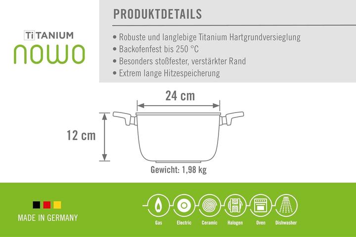 Woll 124NL Titanium Nowo cast iron pot - buy at Galaxus