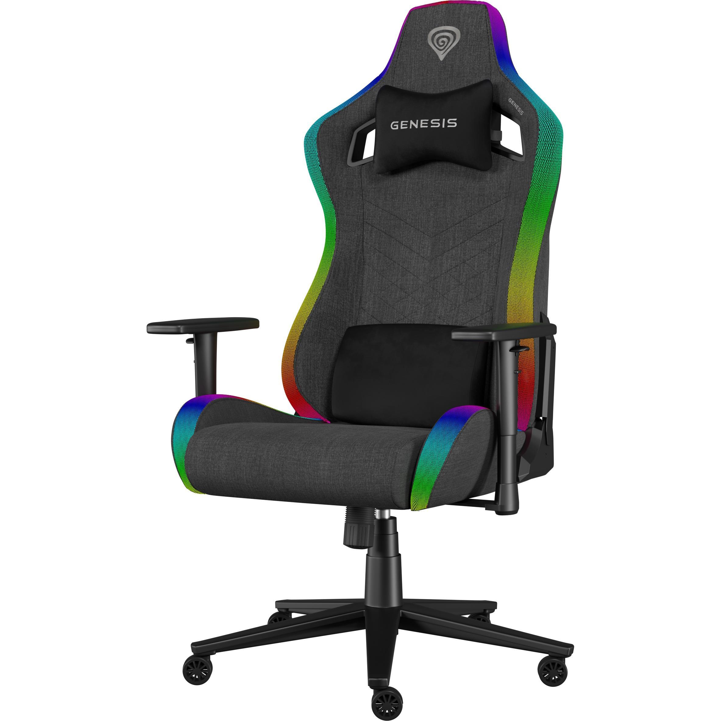 Genesis Computer chairs / desks Gaming Chair | Trit 660 RBG | Grey ...