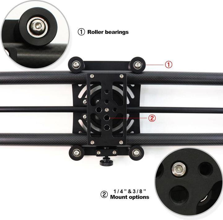 Konova P1 120cm Carbon Camera Slider (w/ KMS-S2) - kaufen bei Galaxus