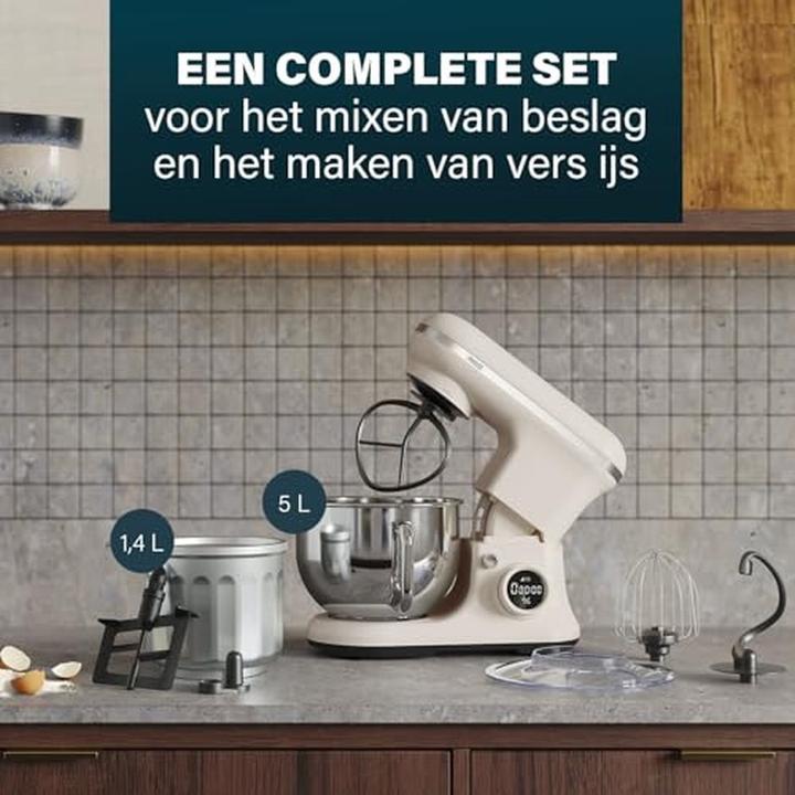 Princess Food processor 1200 W cream-white, stainless steel - Galaxus