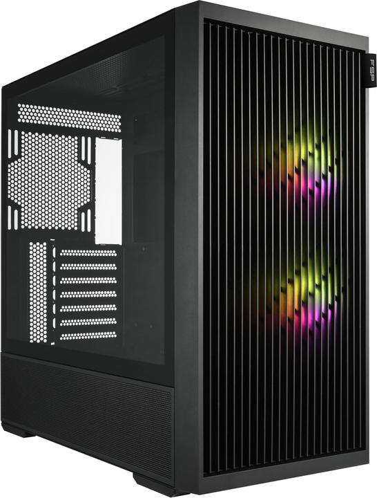 Fortron M330-BA Gehäuse Midi Tower mITX, mATX, ATX Schwarz ARGB