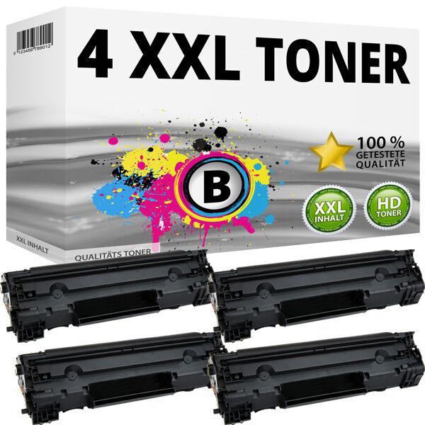 Druckfuxx 4x Toner für HP LaserJet M125 nrw M125nw M125a M127 fn M127fp ...