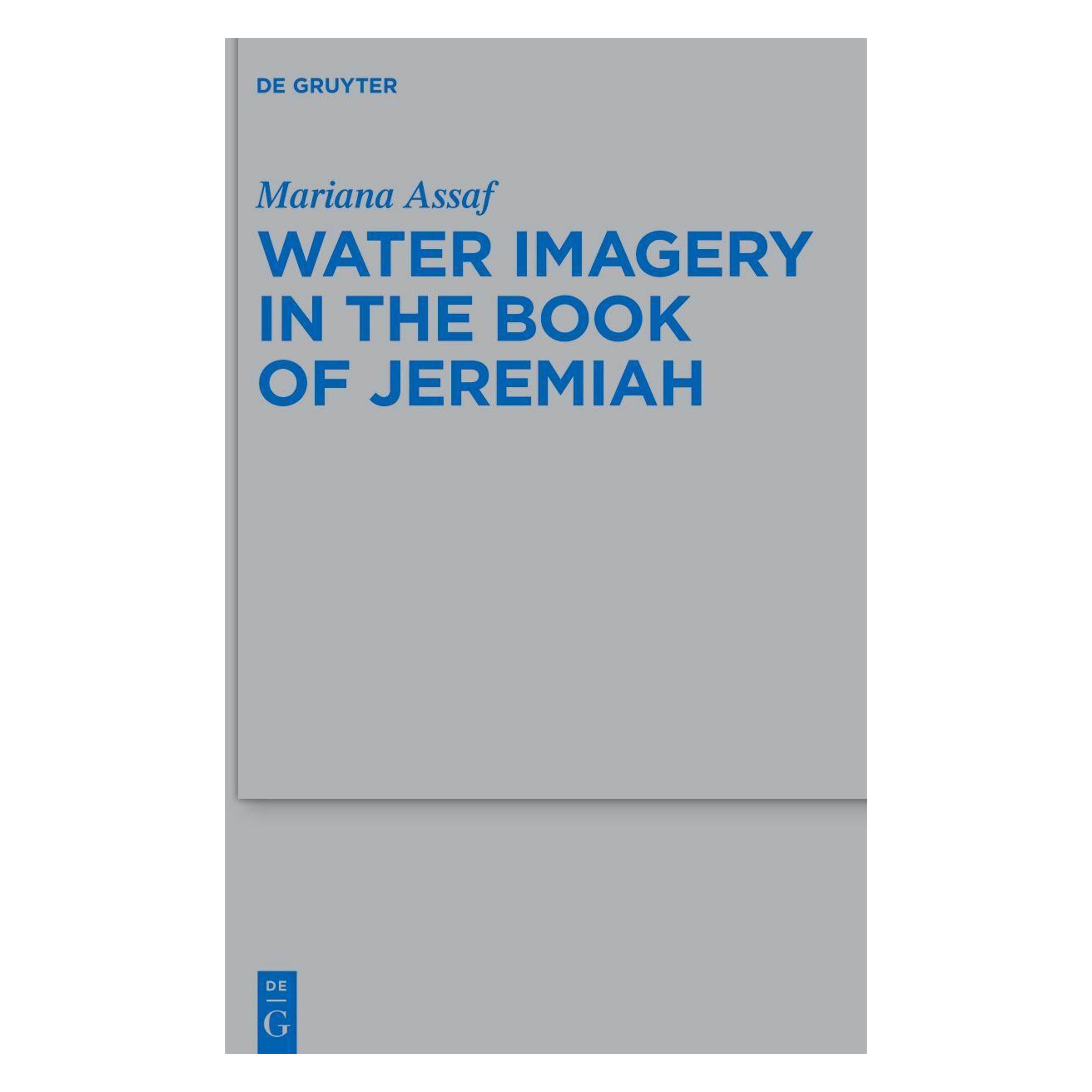 Assaf:Water Imagery in the Book of Jere - buy at Galaxus
