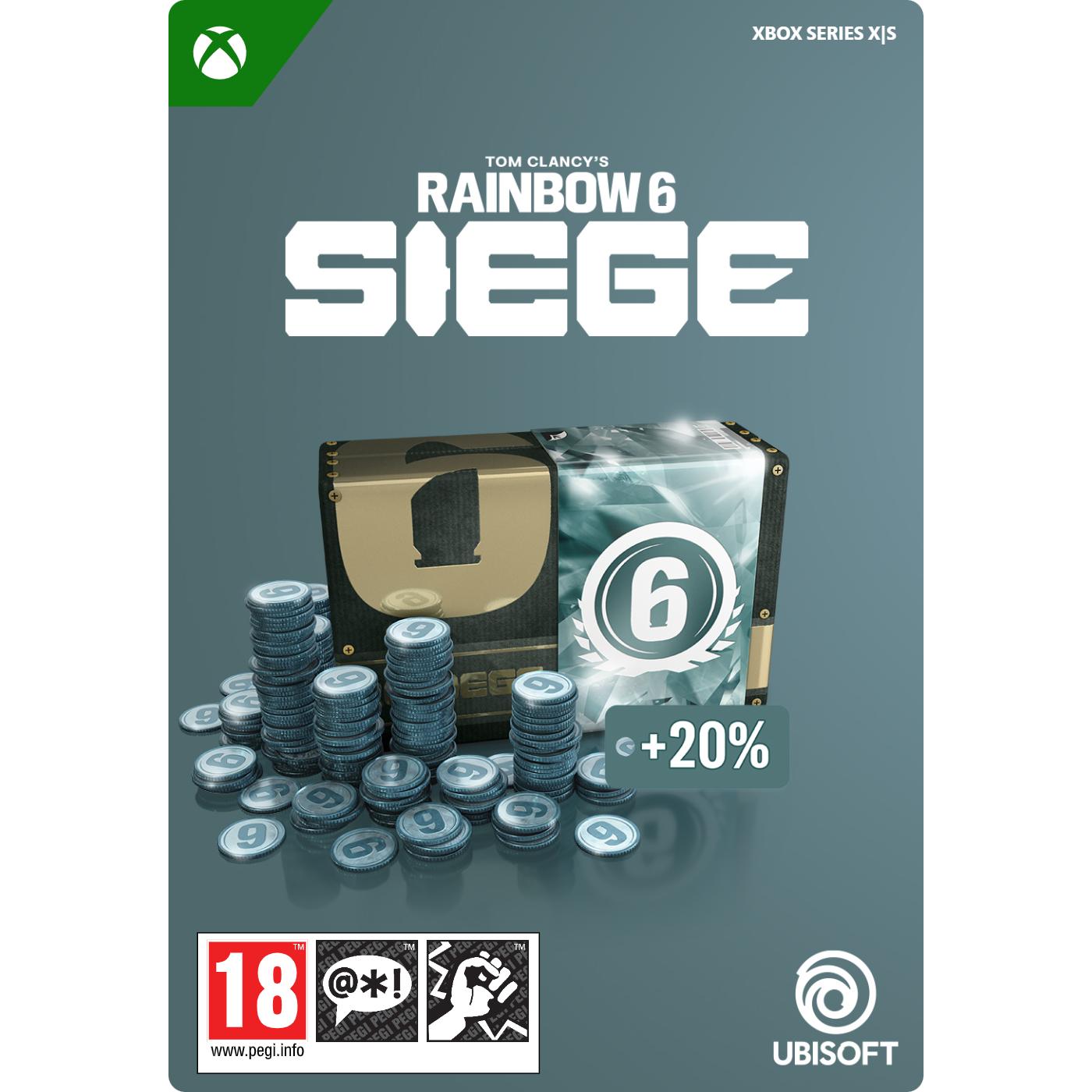 Microsoft XBOX Tom Clancys Rainbow Six Siege 7,200 R6 Credits Download ...