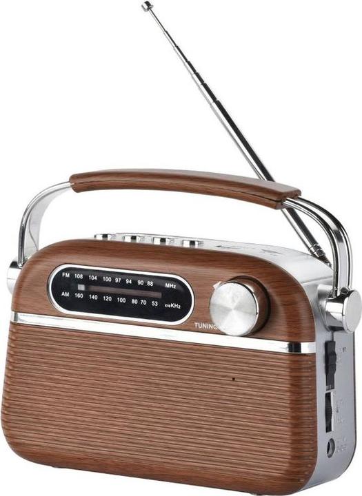 Halterrego Radio vintage Aspect bois, AM/FM/SW lecteur USB/ Carte Micro ...