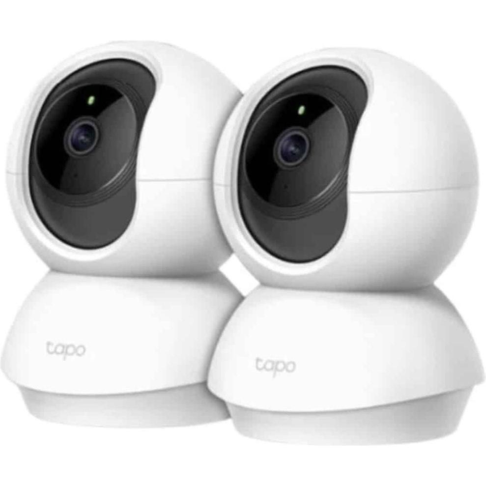TP-Link (TAPO C200P2) Pan/Tilt Home Security Wi-Fi Camera (2-Pack ...