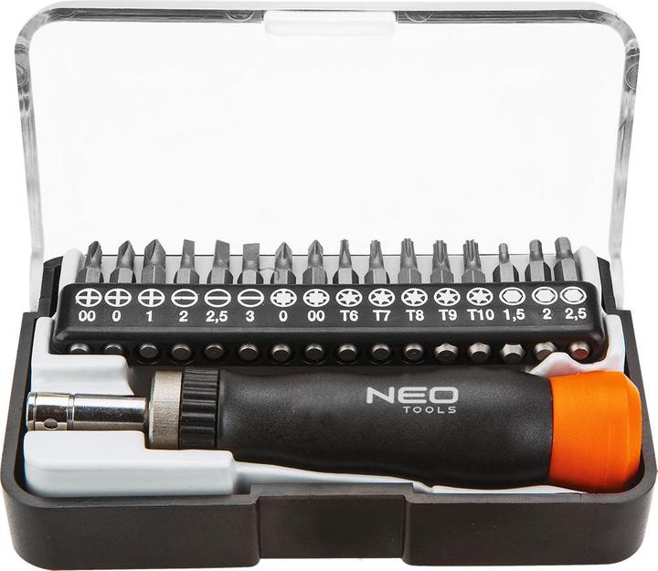 Neo Precision screwdriver bits with handle 17 pcs (04-228)