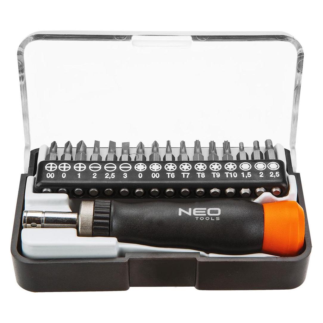 Neo Precision screwdriver bits with handle 17 pcs (04-228)