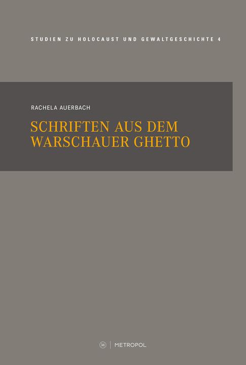 Metropol Schriften aus dem Warschauer Ghetto - kaufen bei Galaxus
