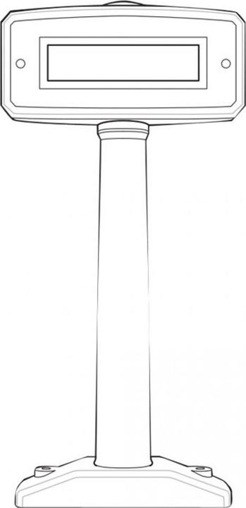 Zebra Barcodescanner-Ferndisplay für MP6000 Long Medium Short MP7000 ...