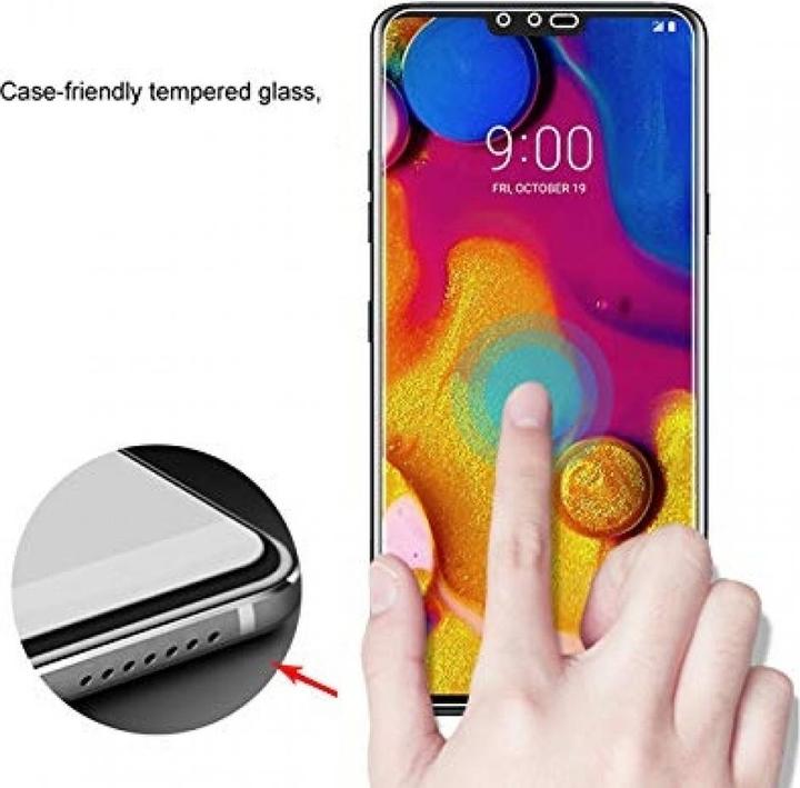 Screenguard LG V40 ThinQ Protection en verre blindé Case Friendly Design - Galaxus