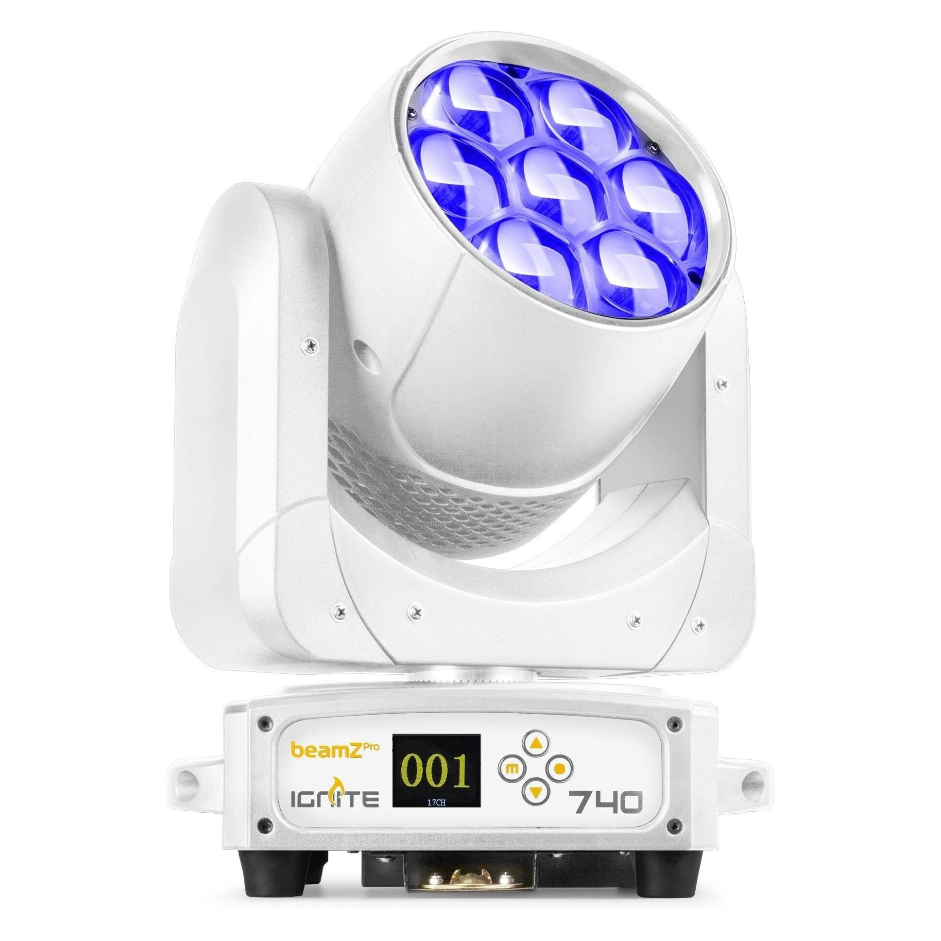 BeamZ Professional IGNITE740WH LED wash moving head met zoom - 7x 40W ...