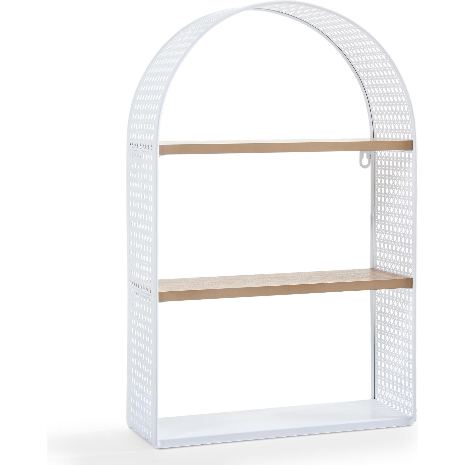 En.Casa Wandregal Jäller 53x35x14 cm Weiss - kaufen bei Galaxus