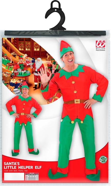 Widmann ELF HELPER OF THE CHRISTMAS MAN (top with belt, trousers, hat ...