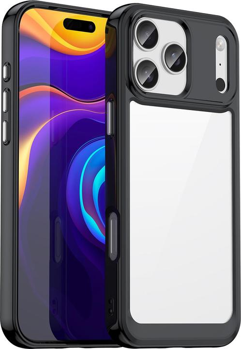 Hurtel Outer Space Case für iPhone 17 Pro - Schwarz Transparent - Galaxus