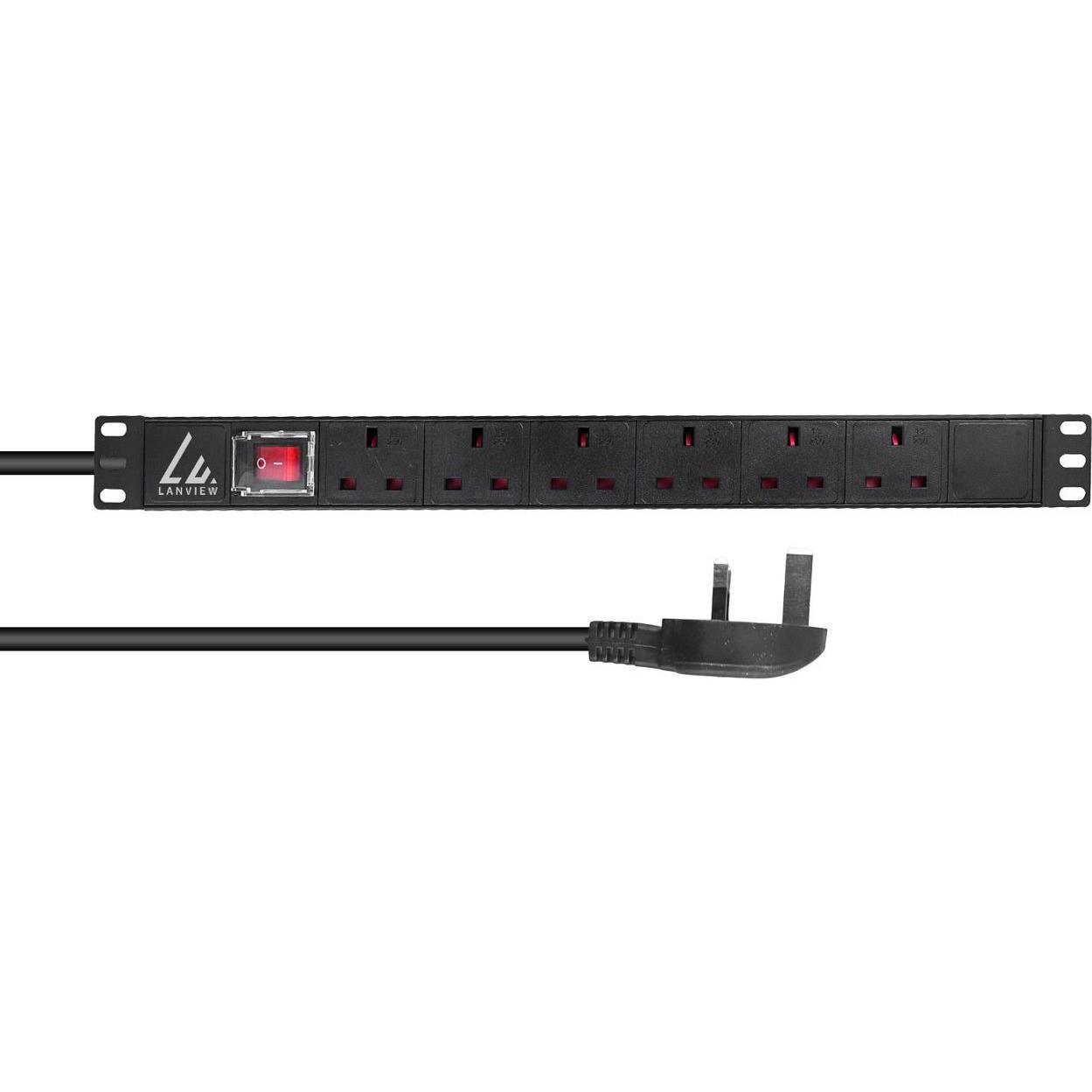 Lanview UK Rack mount power strip - buy at Galaxus