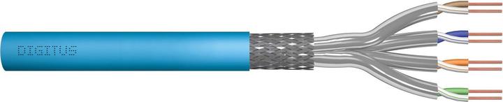 Digitus Installation cable cat.6A S/FTP Eca solid wire AWG 23/1 LSOH 50m blue foiled - Digitec