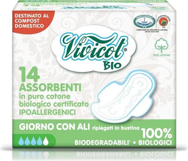 Vivicot Hygienic sanitary napkins with wings for 14 pcs - (14 x) - Galaxus