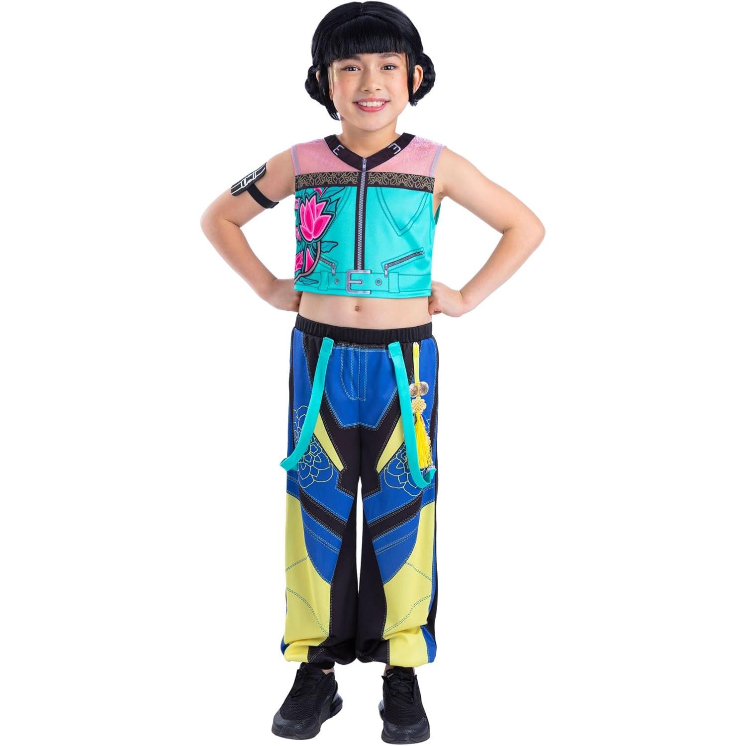 K-Pop Demon Hunters Rubies - K-Pop Zoey Core Look Costume - (134-140 cm ...