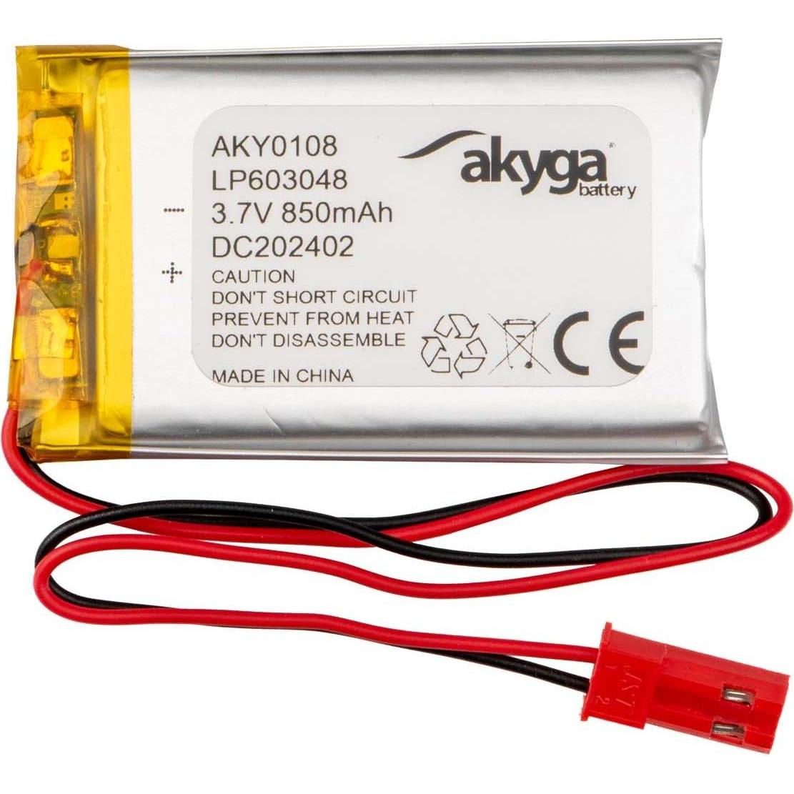 Akyga LP603048 Akkupack x Spezial-Akku LiPo 3.7 V 850 mAh