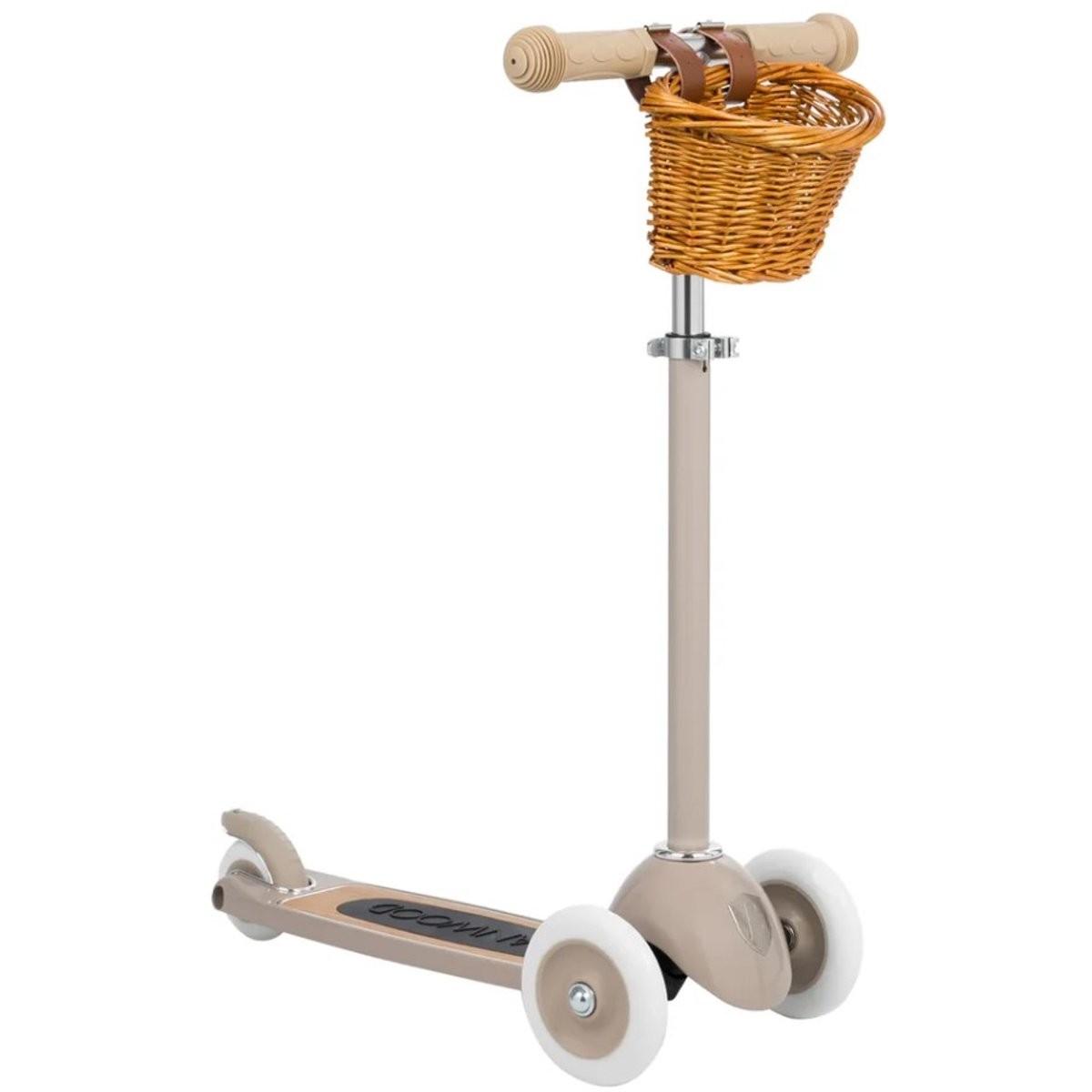 Banwood Scooter - Beige- Step met mandje - Kinderstep - Vintage step ...