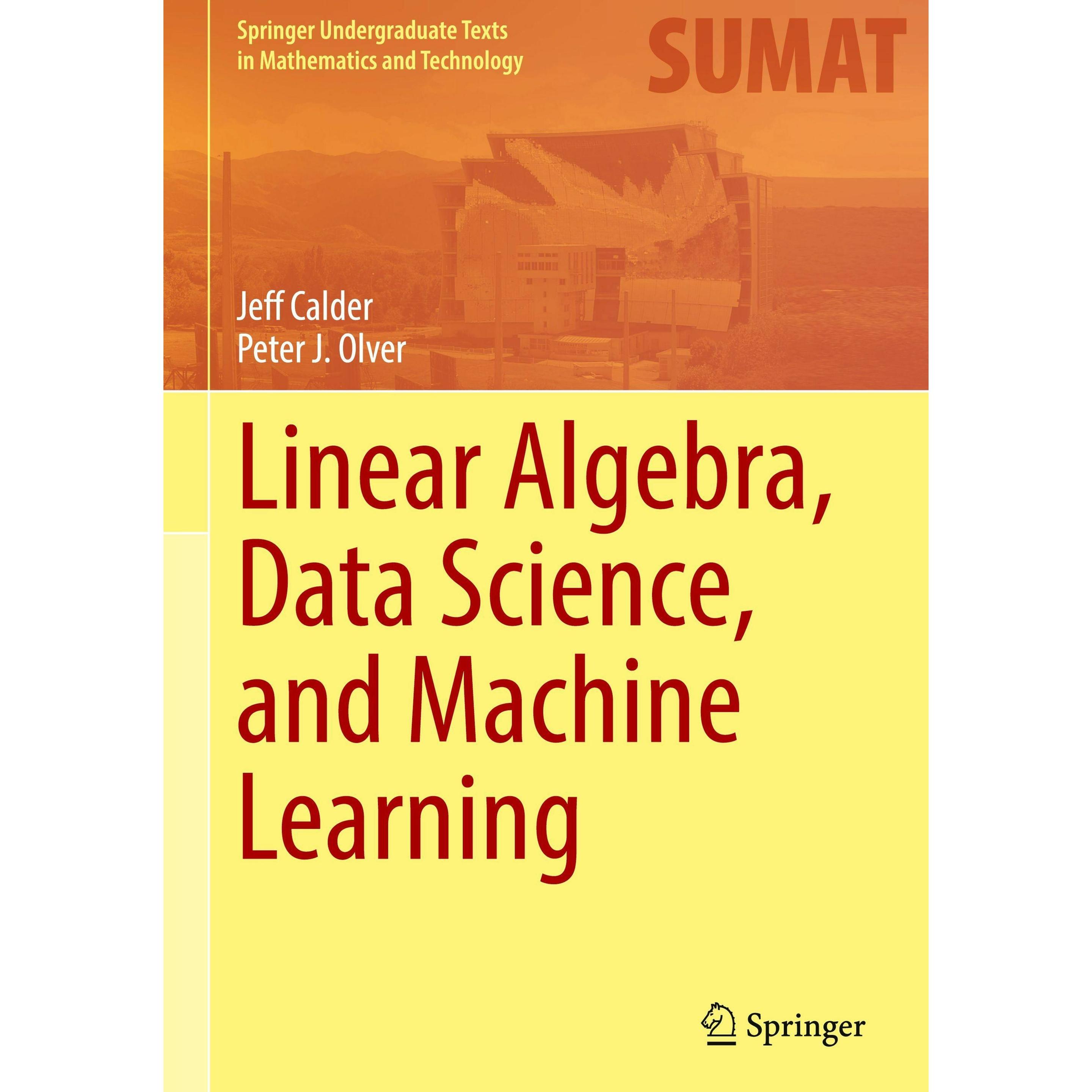 Springer Linear Algebra, Data Science, and Machine Learning - Galaxus