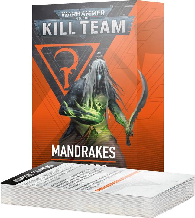Games Workshop Warhammer 40k - Kill Team Datacards Drukhari Mandragores ...