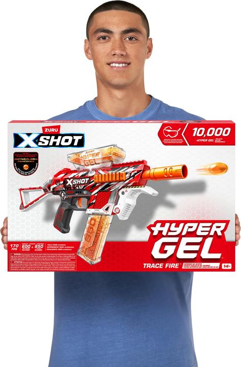 Zuru XSHOT - Hyper-Gel Blaster Trace Fire (inkl. 10000 Gel-Kugeln ...