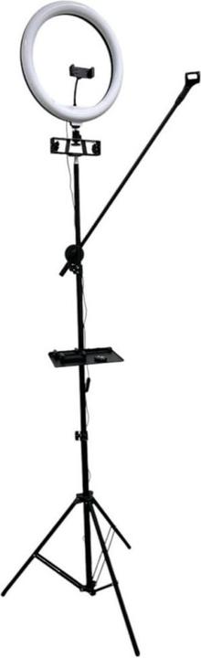 iLike S14 LED Selfie 36cm Ring Light Lamp + Tripod Stand 2.1m + Shelf ...