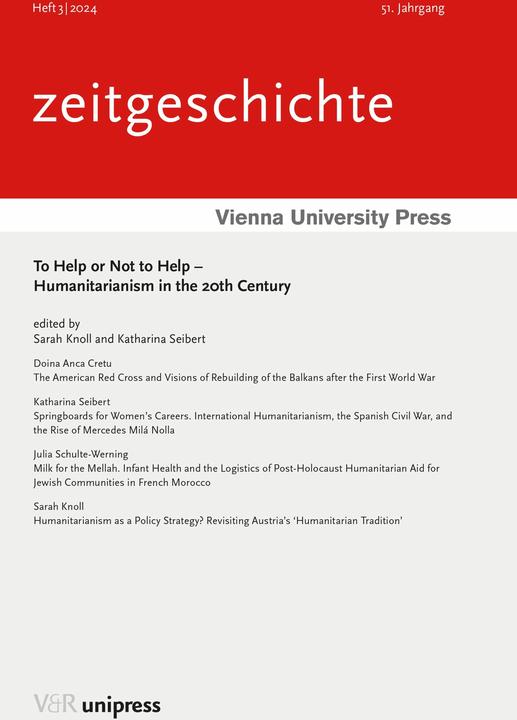V&R Unipress To help or not to help - Humanitarianism in the 20th ...