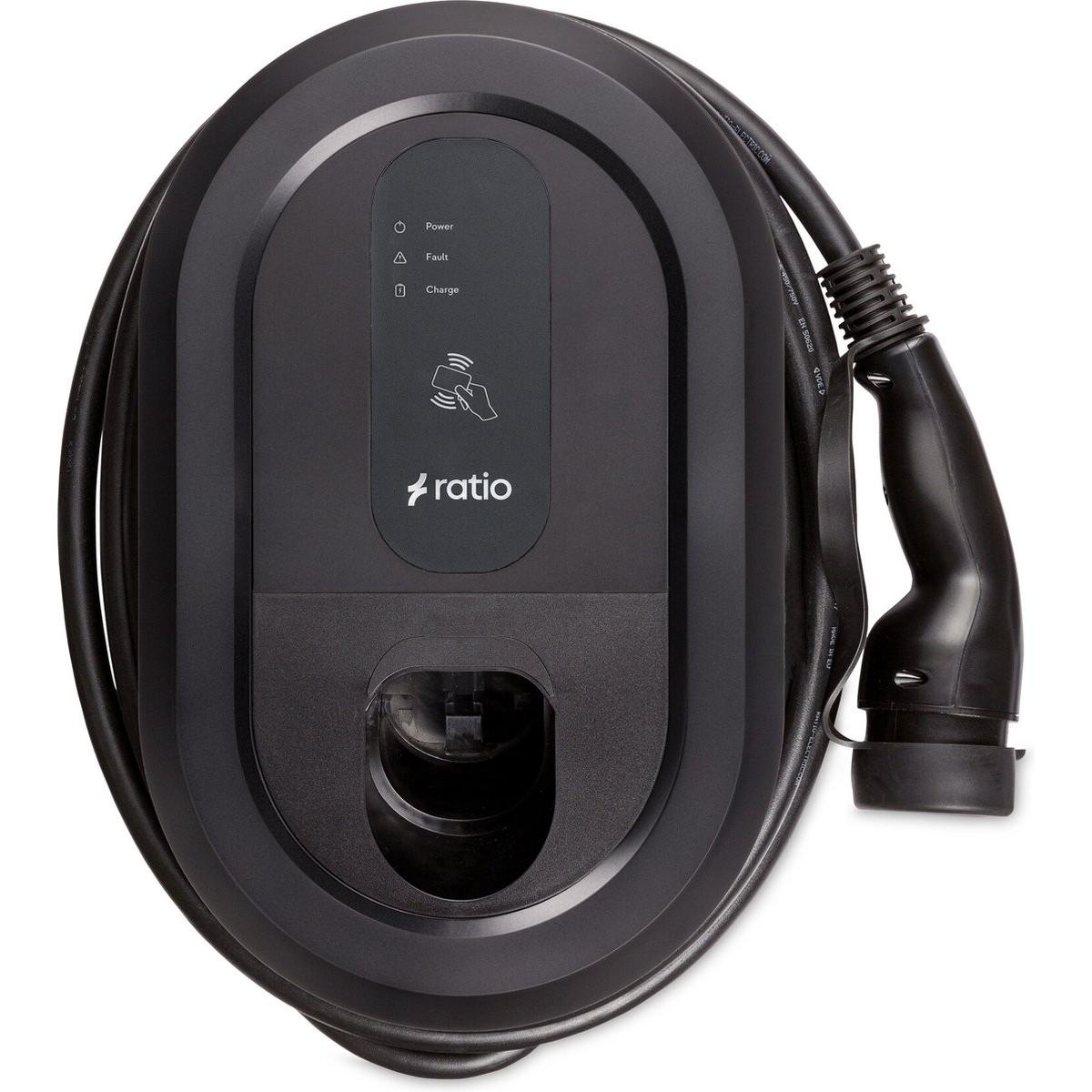 Ratio Electric io6 Laadstation 5 meter vaste laadkabel 3 fase 16-32A ...