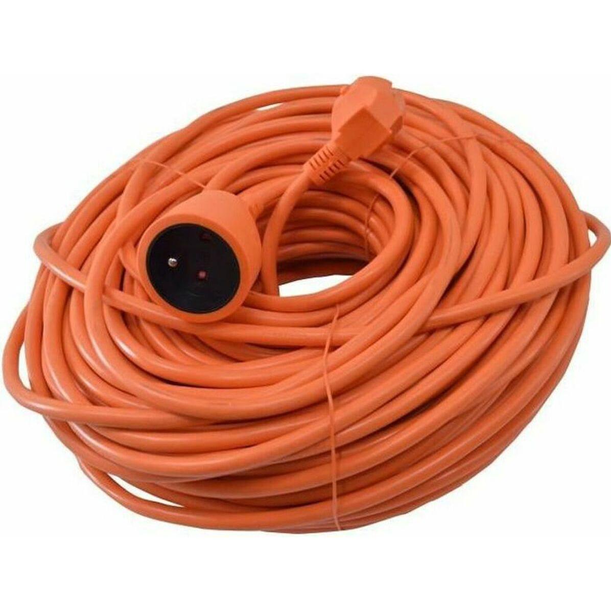 I-Watts I-RAJ3G15-25M extension cable, orange 50 m White. - Digitec