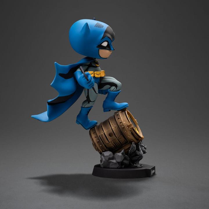 Iron Studios Batman Mini Co. PVC Figur Batman on Bat-Signal (Blue ...