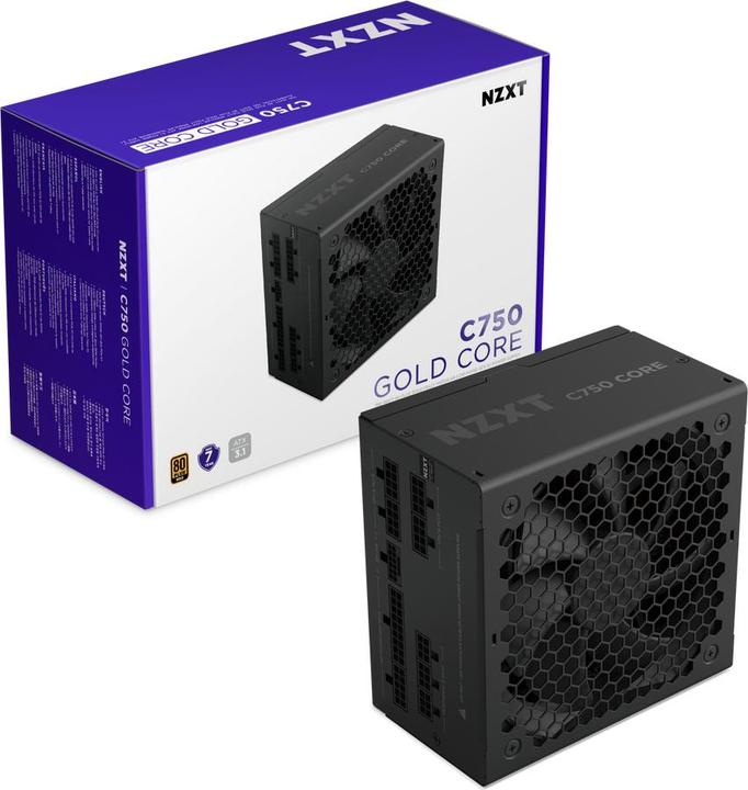 NZXT 750W GOLD FULLY MODULAR C750 CORE - kaufen bei Galaxus