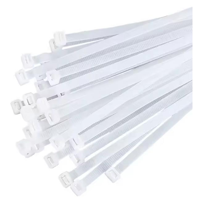 Coscorp Industries Kabelbinder 4.5 x 300 mm, 100 Stück, Nylon, weiss ...