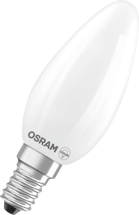 Osram LED Leuchtmittel LED Retrofit CLASSIC B 1W 827 Frosted E27 Warm ...