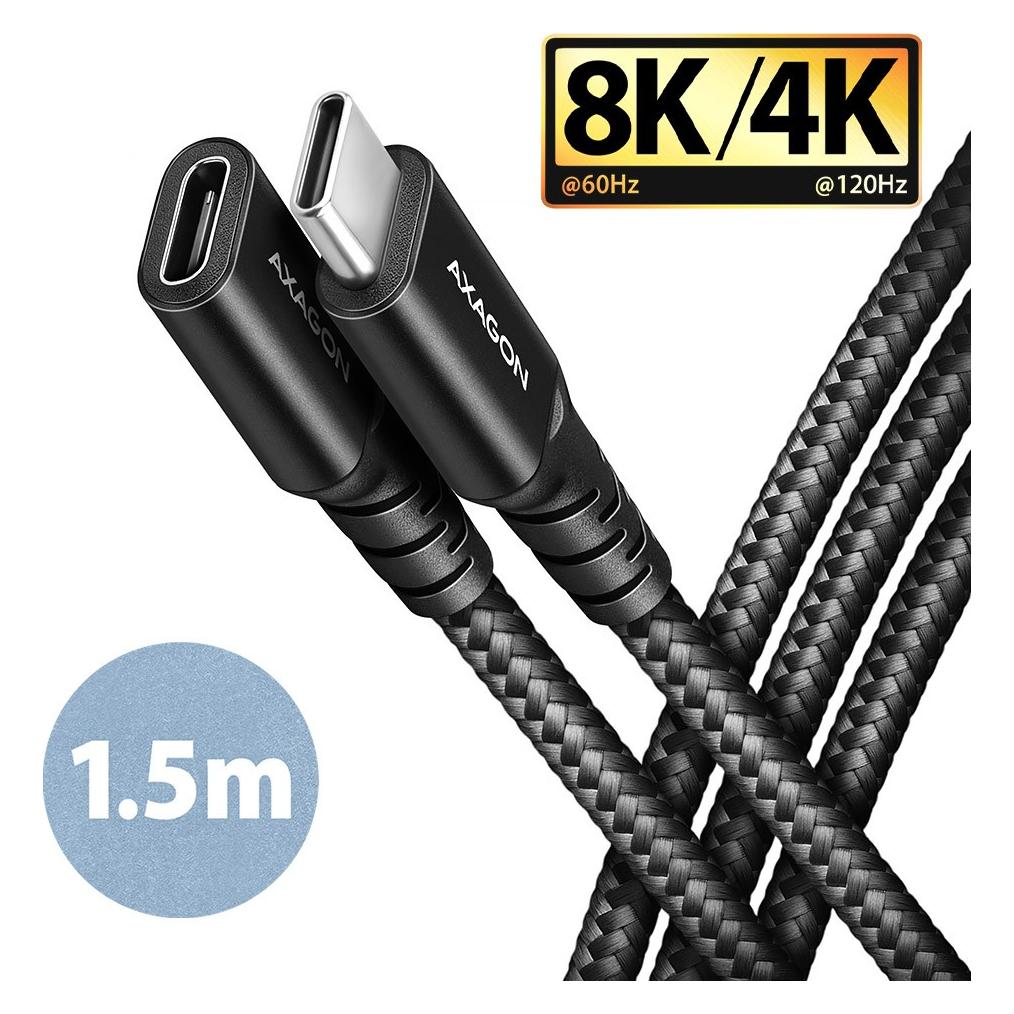 Axagon BUCM32-CF15AB Kabelis Verlängerungskabel Gen2 USB-C - USB-C 1,5 ...