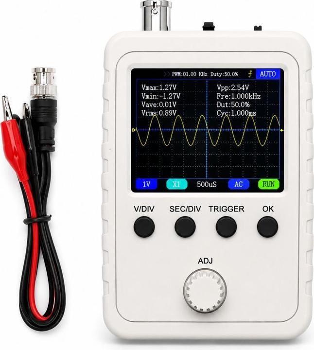 PowerGuard DSO150 Mini Oszilloskop 200kHz 1MS/s DIY Elektronik Messgerät