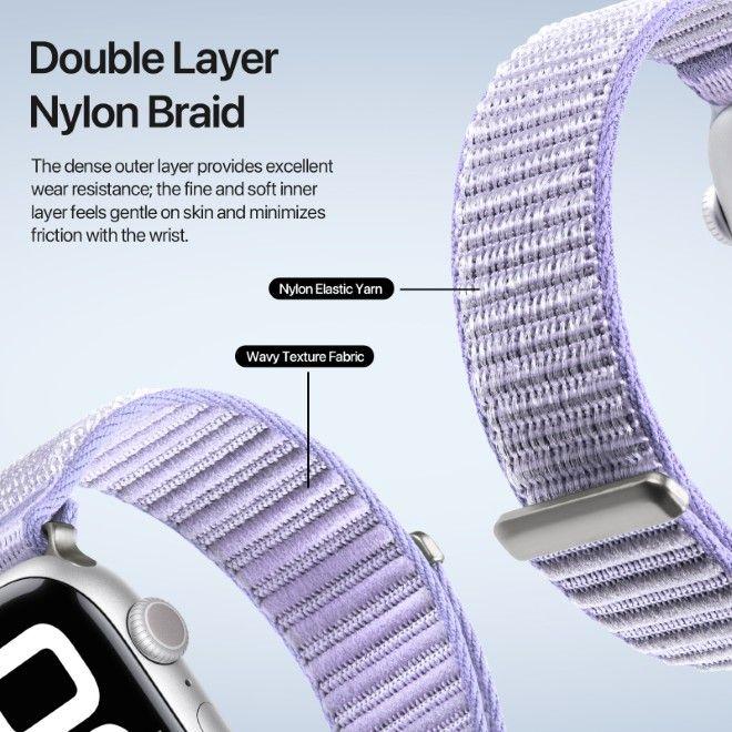 Dux Ducis Strap Apple Watch 42/44/45/46/49MM YE Nylon Braided Loop ...