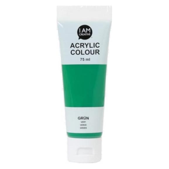 I Am Creative Basic Acryl, peinture acrylique à base d'eau, 75 ml (75 ...