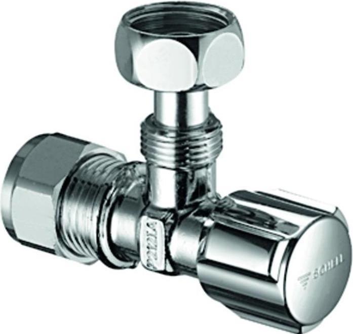 Schell Angle regulating valve COMFORT chr w reversible adjustment 1 ...