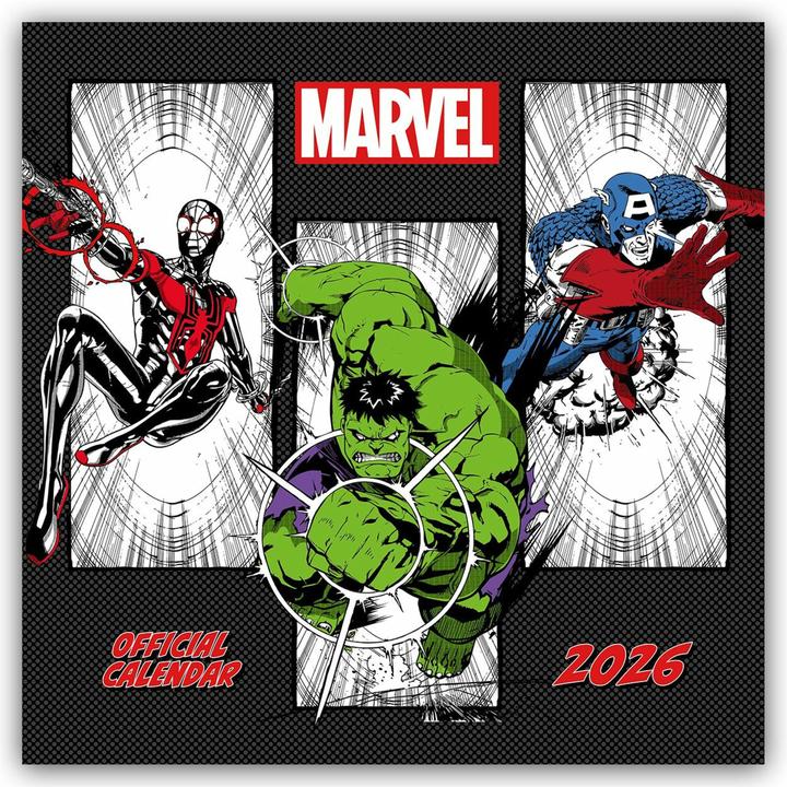 W. Würzburg Marvel Comics - Offizieller Kalender 2026 - Galaxus