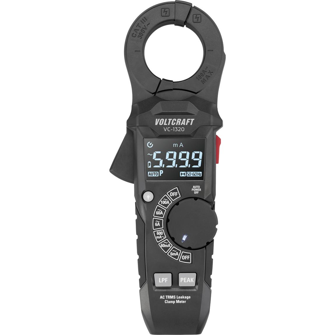 Voltcraft VC-1320 Stromzange digital Anzeige (Counts): 6000 - Galaxus