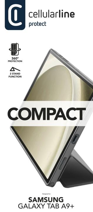 Cellularline CELLULAR LINE protective case (11", Galaxy Tab A9+, Black ...