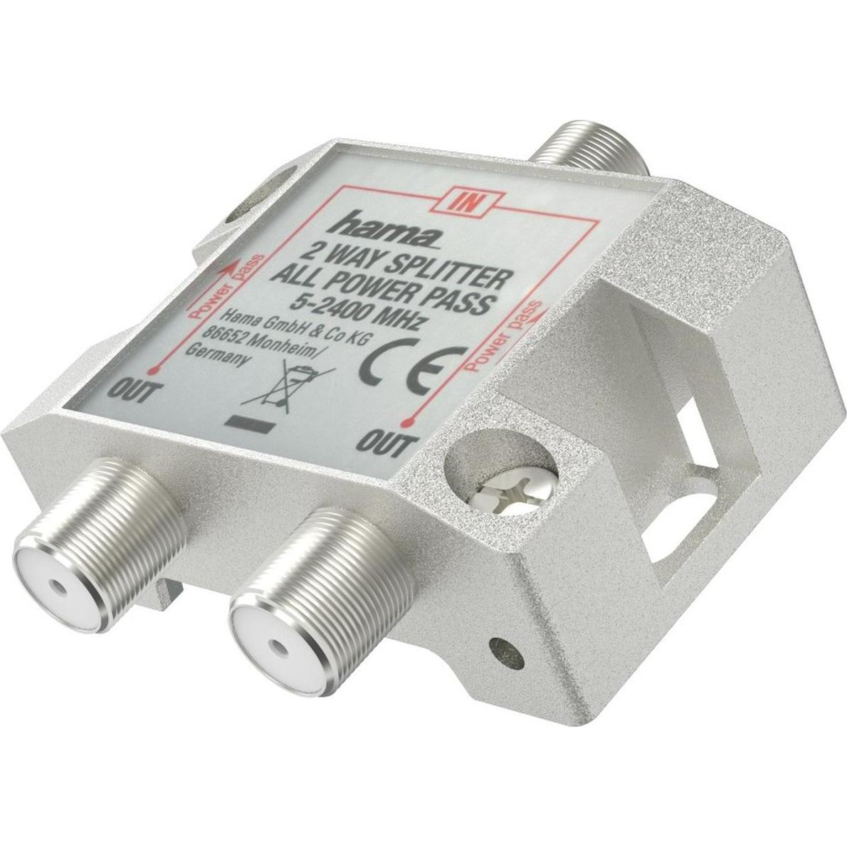 Hama SAT-Verteiler, 2-fach, voll geschirmt - kaufen bei Galaxus