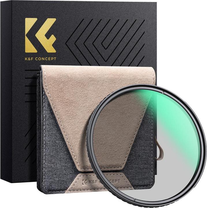 K&F Concept 95MM Brass Frame CPL Filter, Anti-Scratch Green Coated ...