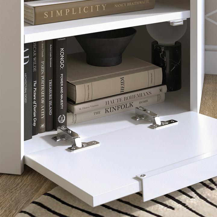 Vichy Wohnwand Wido, Weiss/Sonoma, 3 Teile (60 x 50 x 40 cm) - Galaxus